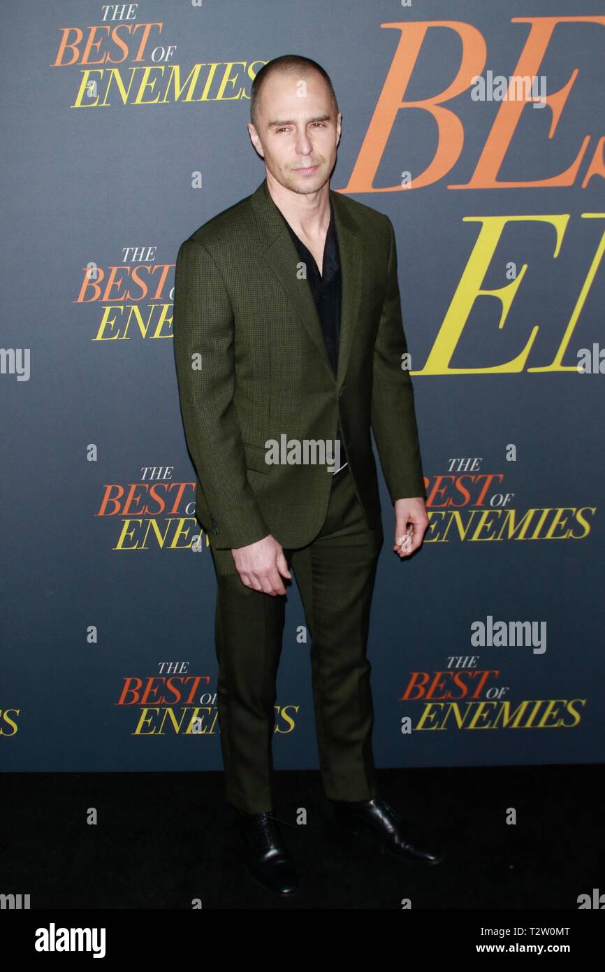 New York, NY, USA. 4th Apr, 2019. Sam Rockwell at the New York Premiere ...