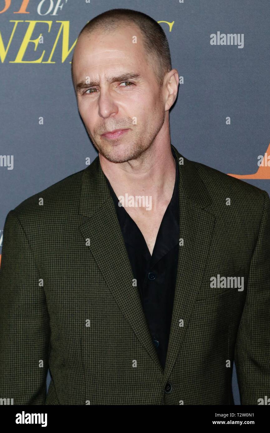 New York, NY, USA. 4th Apr, 2019. Sam Rockwell at the New York Premiere ...