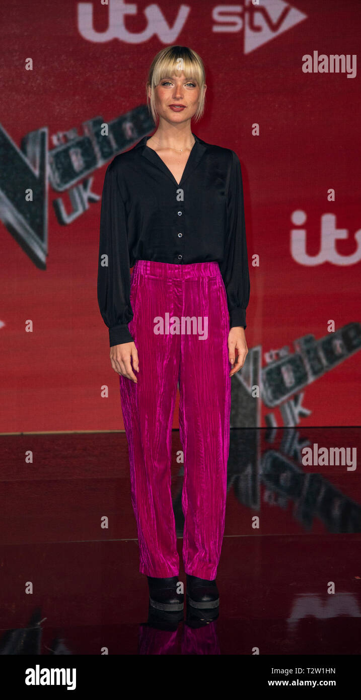 Molly Hocking attends The Voice UK Final 2019 photocall at Elstree ...