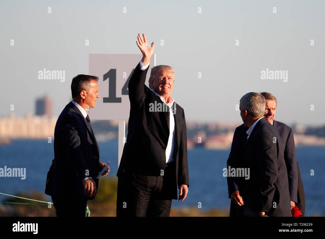 Jersey City, New Jersey, USA. 1st Oct, 2017. Donald Trump the 45th ...