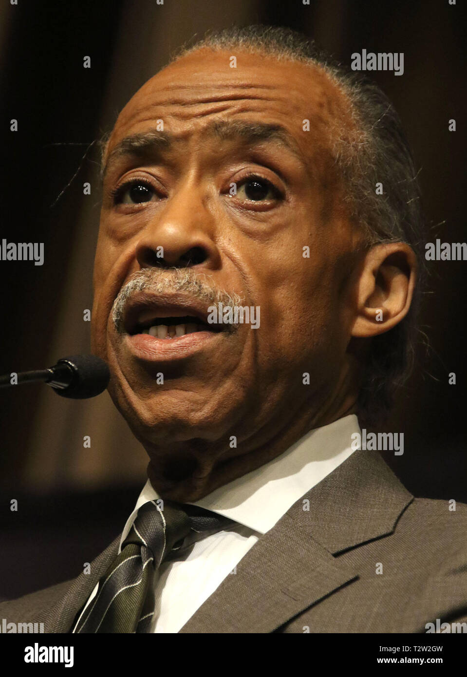 New York City, New York, USA. 4th Apr, 2019. REV. AL SHARPTON attends ...