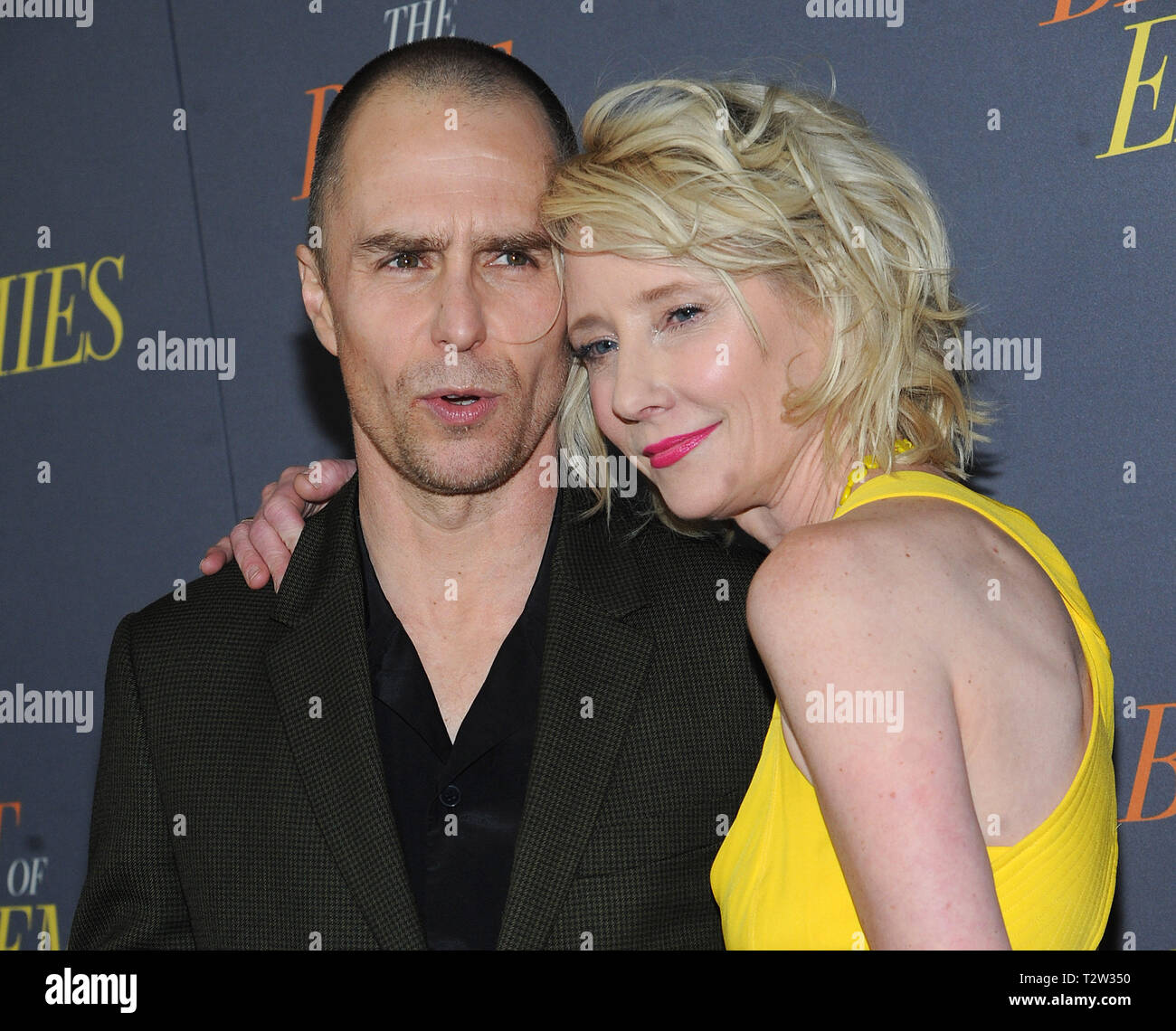 New York, New York, USA. 04th Apr, 2019. Sam Rockwell and Anne Hecht ...