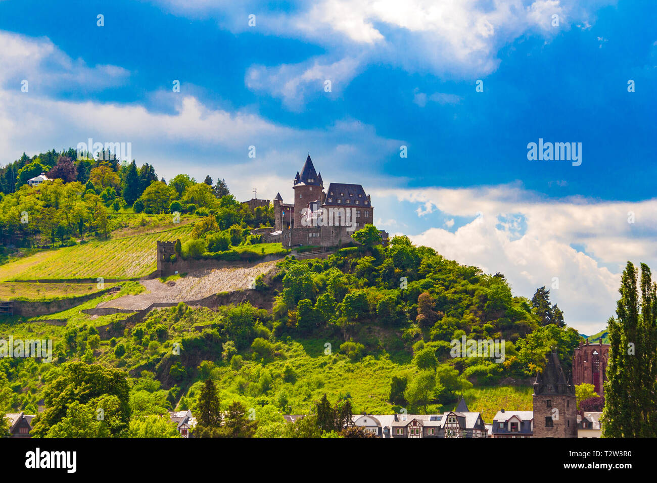 Bacharach stahleck castle rhine hi-res stock photography and images - Alamy