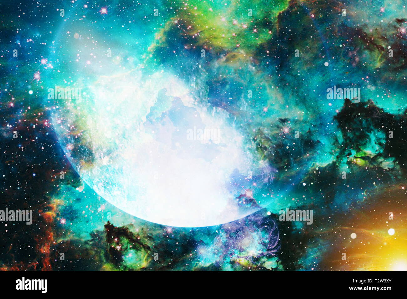 Small part of an infinite star field of space in the Universe ...
