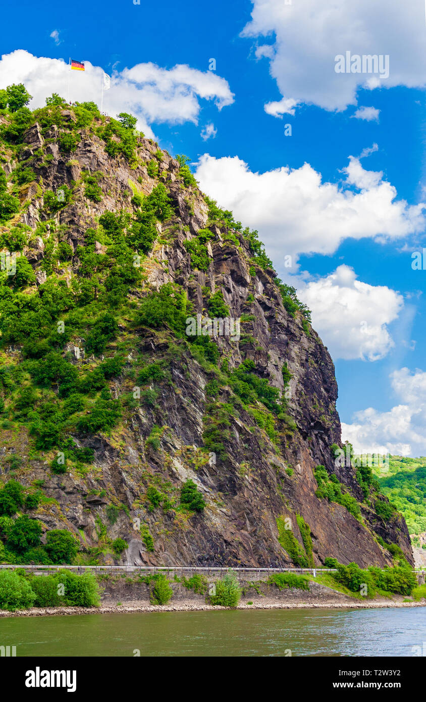 Lorelei rock hi-res stock photography and images - Alamy