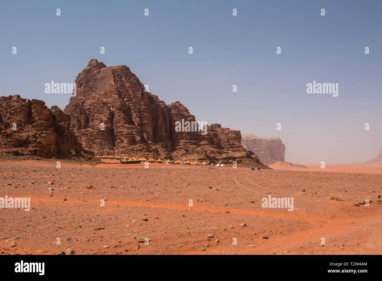 Sand dunes in Wadi Rum desert, Jordan, Middle East Stock Photo - Alamy
