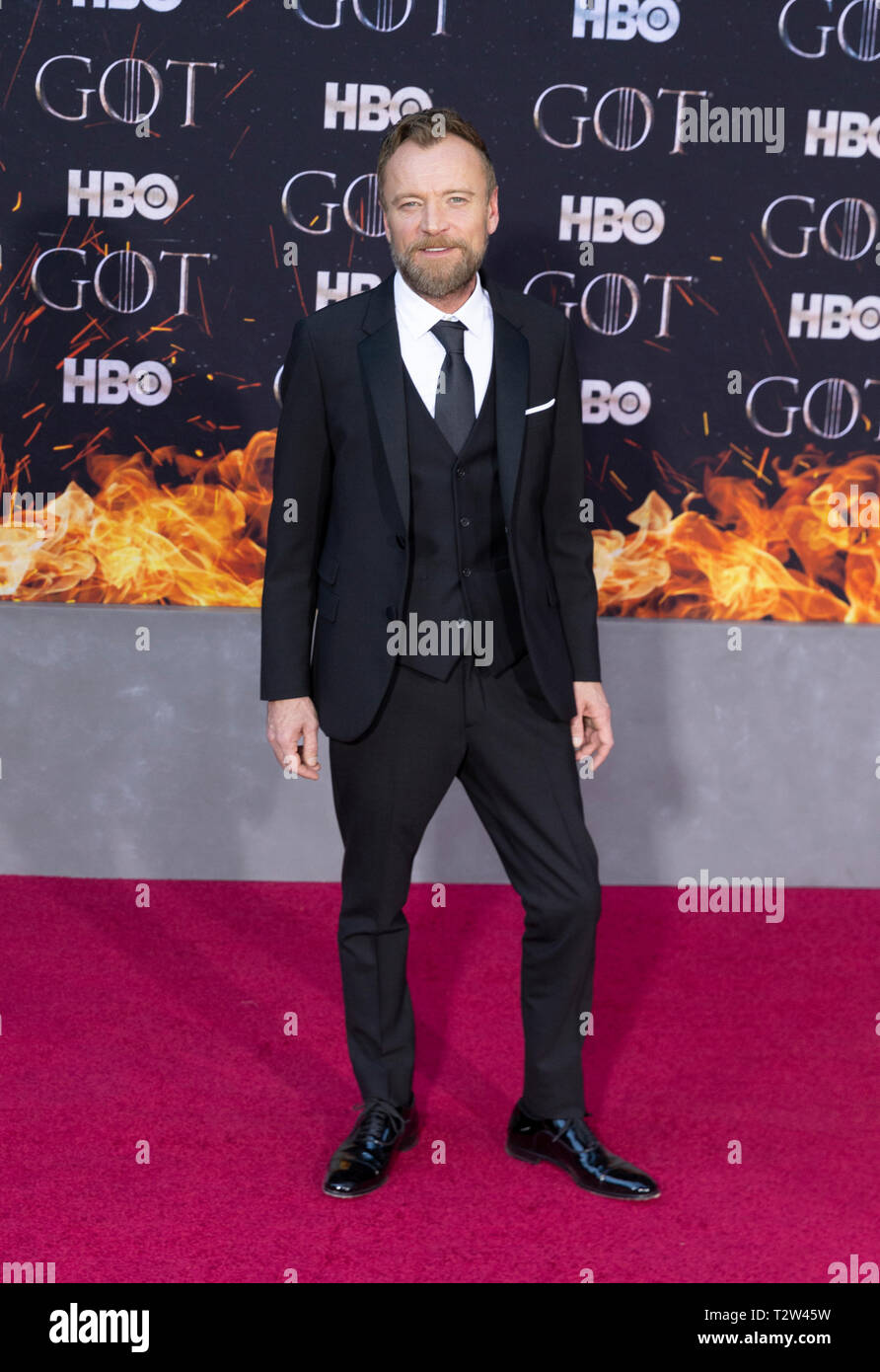 New York, NY - April 3, 2019: Richard Dormer attends HBO Game of ...