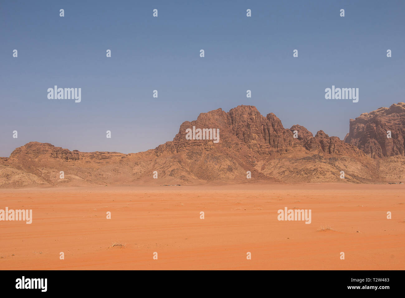 Wadi Rum desert, Valley of the Moon. Jordan, Middle East Stock Photo ...