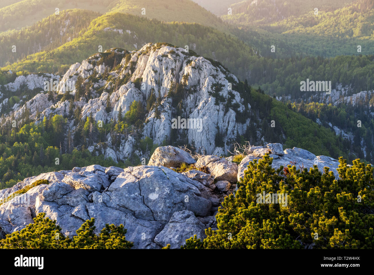 National park Sjeverni Velebit. One of the most beautiful parts of ...