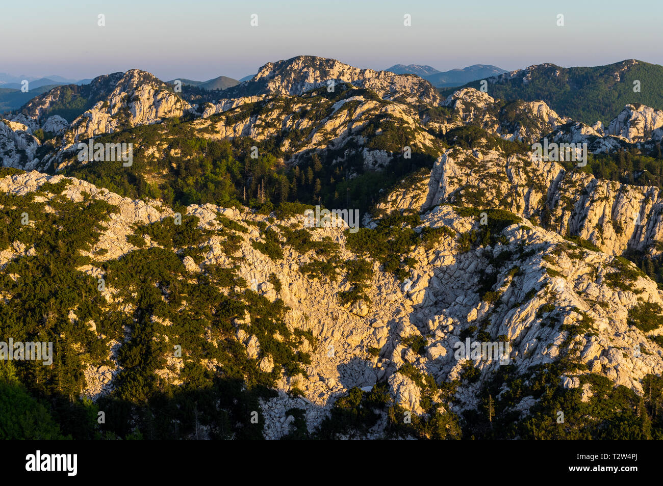 National park Sjeverni Velebit. One of the most beautiful parts of ...