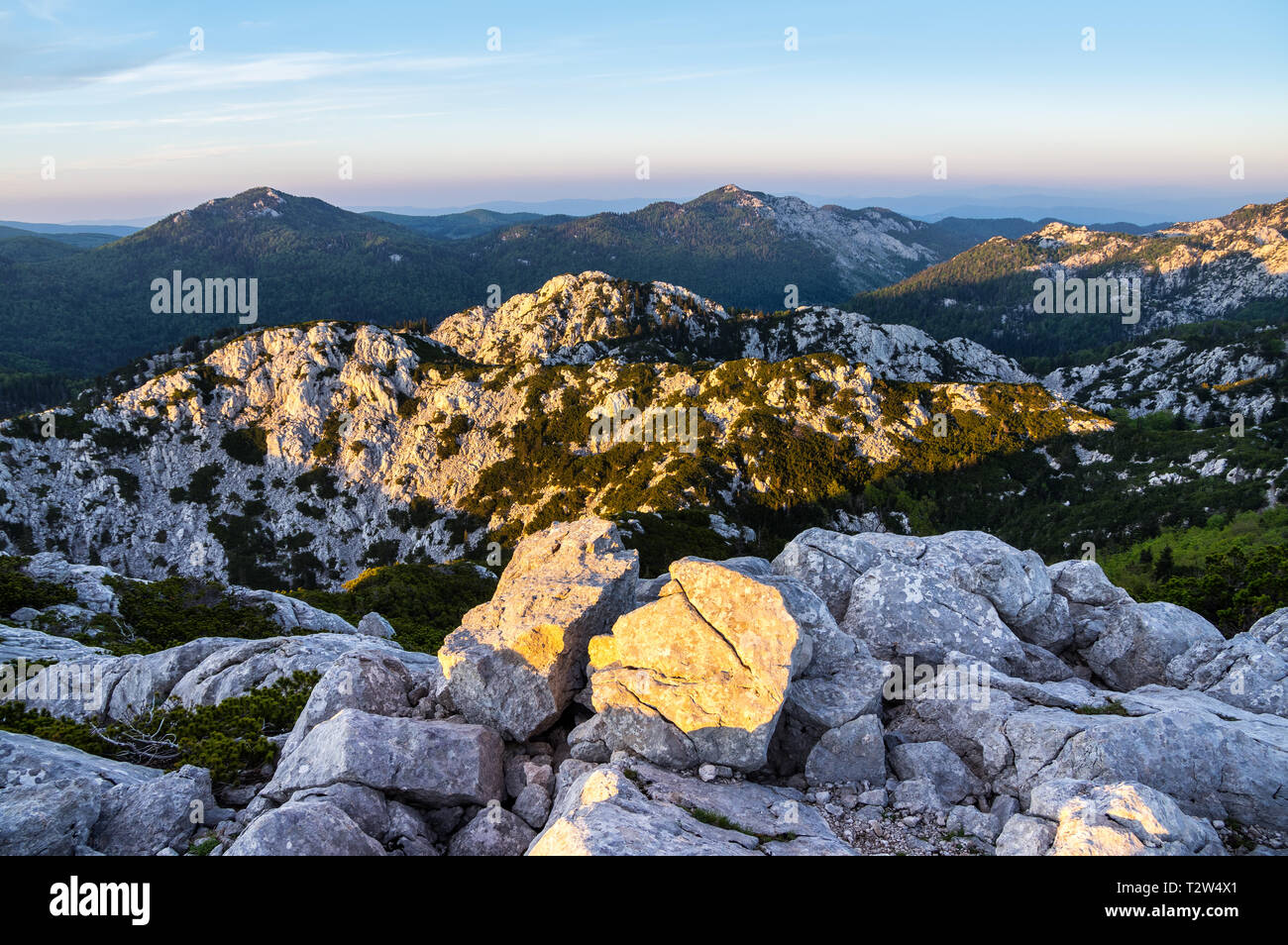National park Sjeverni Velebit. One of the most beautiful parts of ...