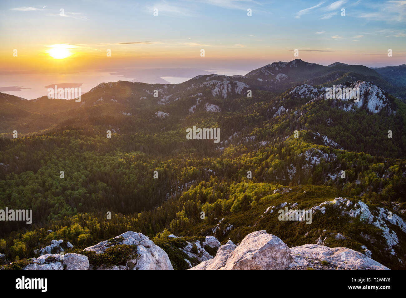 National park Sjeverni Velebit. One of the most beautiful parts of ...