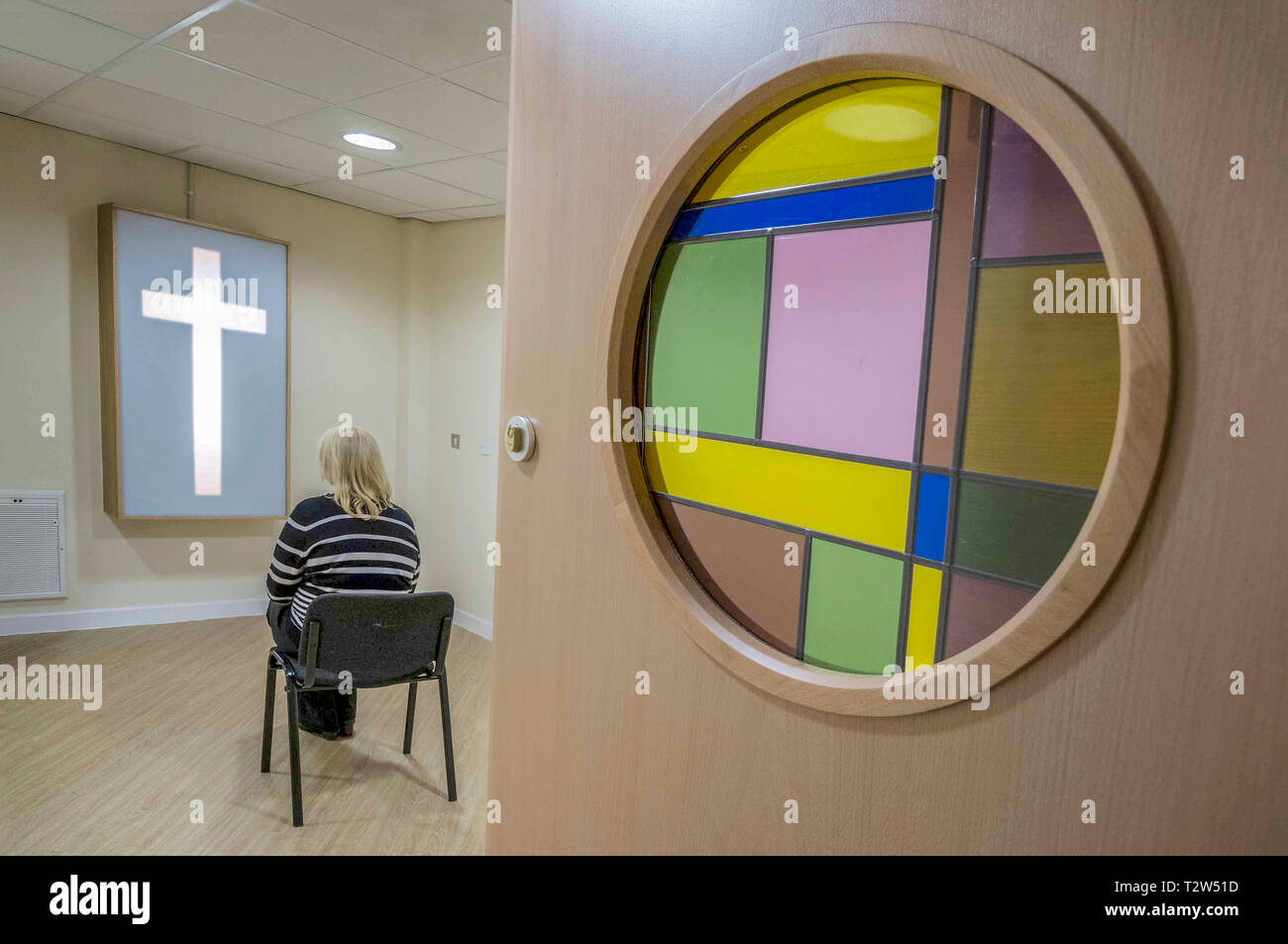 Hospital quiet room Stock Photo - Alamy