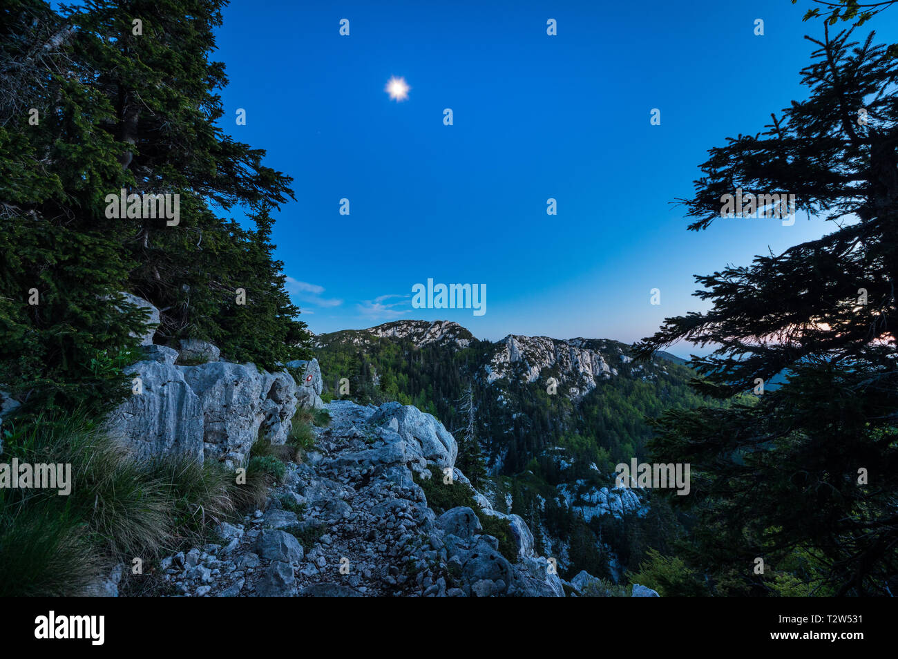 National park Sjeverni Velebit. One of the most beautiful parts of ...