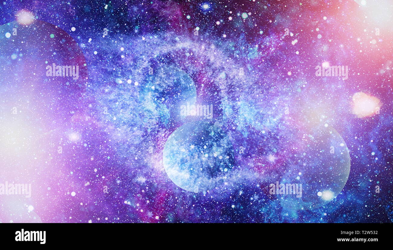 planets, stars and galaxies in outer space showing the beauty of space ...
