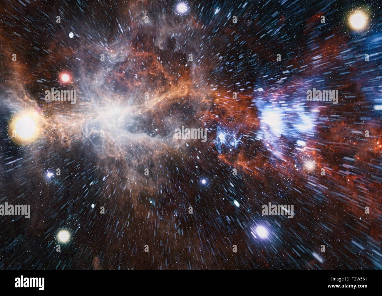 planets, stars and galaxies in outer space showing the beauty of space ...