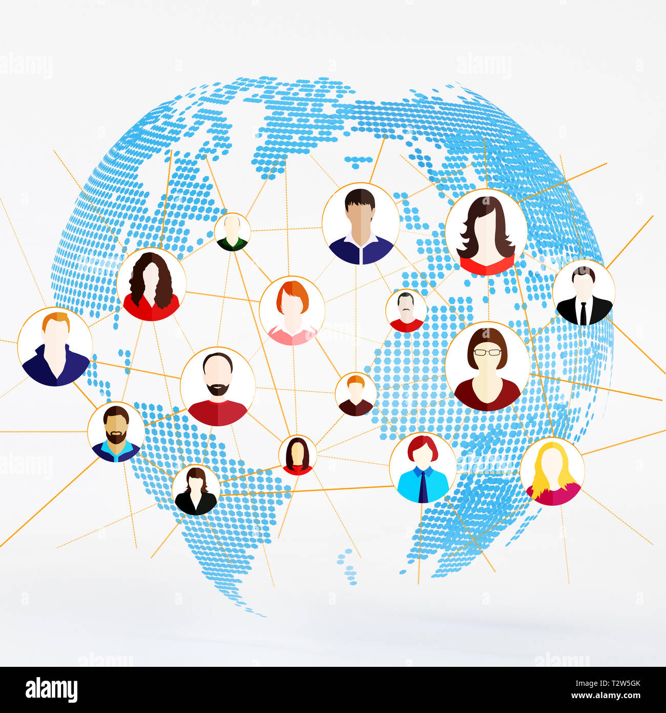 Social network people concept hi-res stock photography and images - Alamy