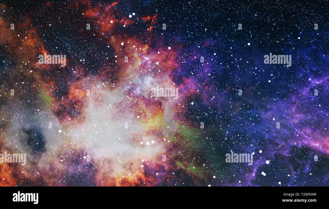 planets, stars and galaxies in outer space showing the beauty of space ...