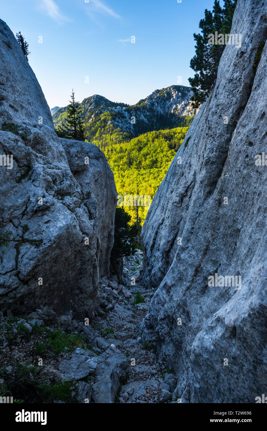 National park Sjeverni Velebit. One of the most beautiful parts of ...