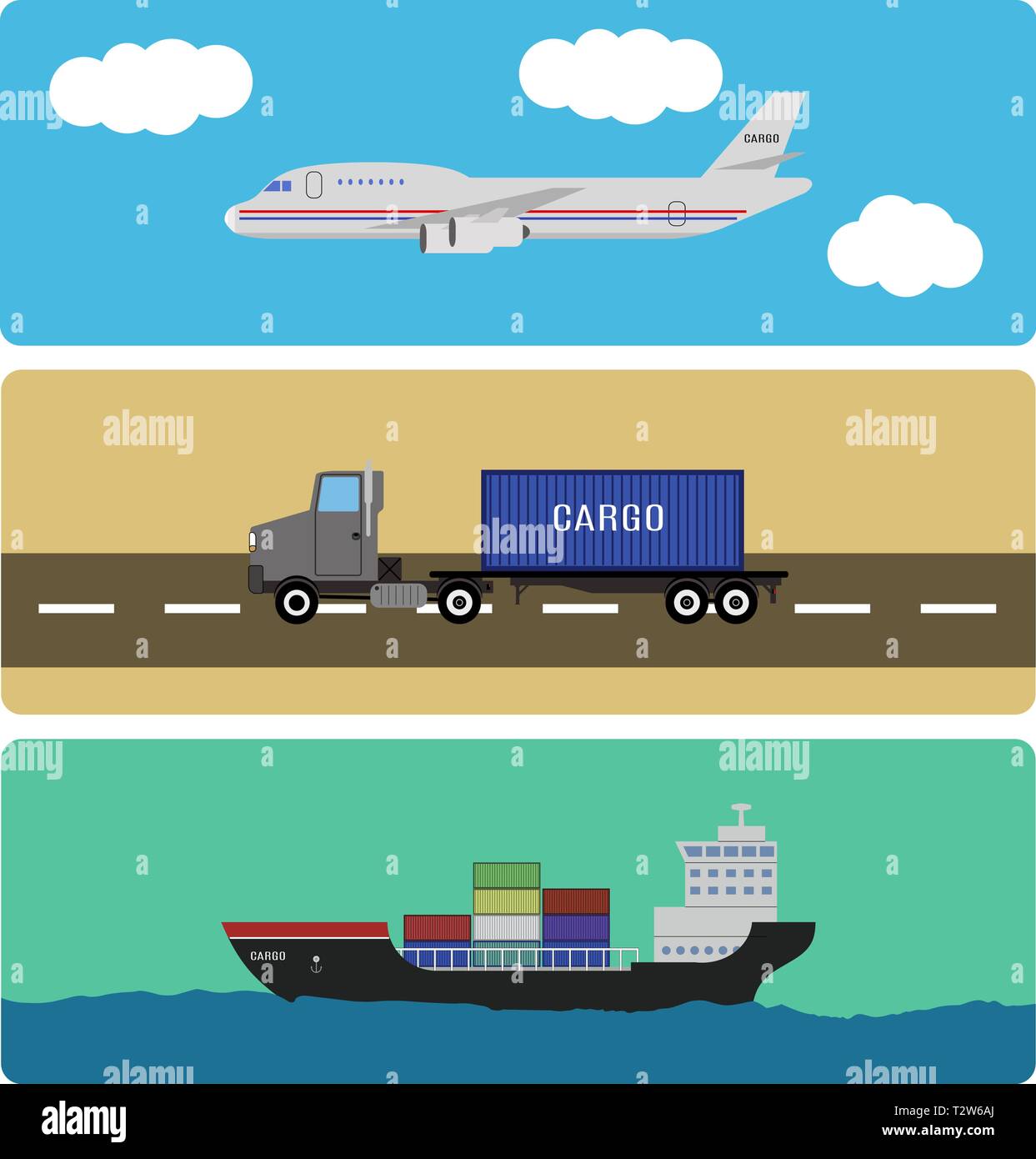 Air cargo infographics hi-res stock photography and images - Alamy