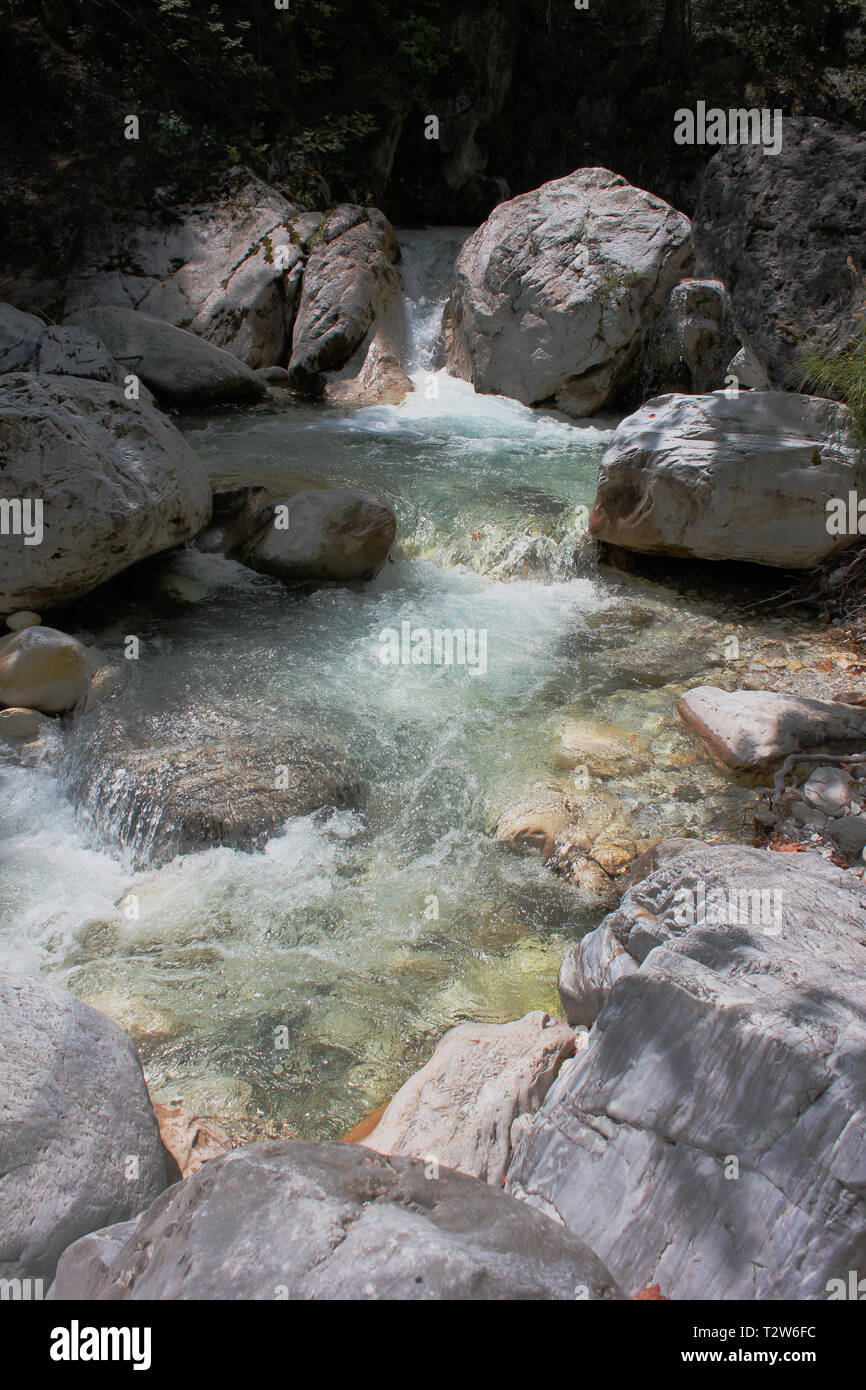 River and Springs in Pozar Thermal Baths Aridaia Greece Stock Photo - Alamy