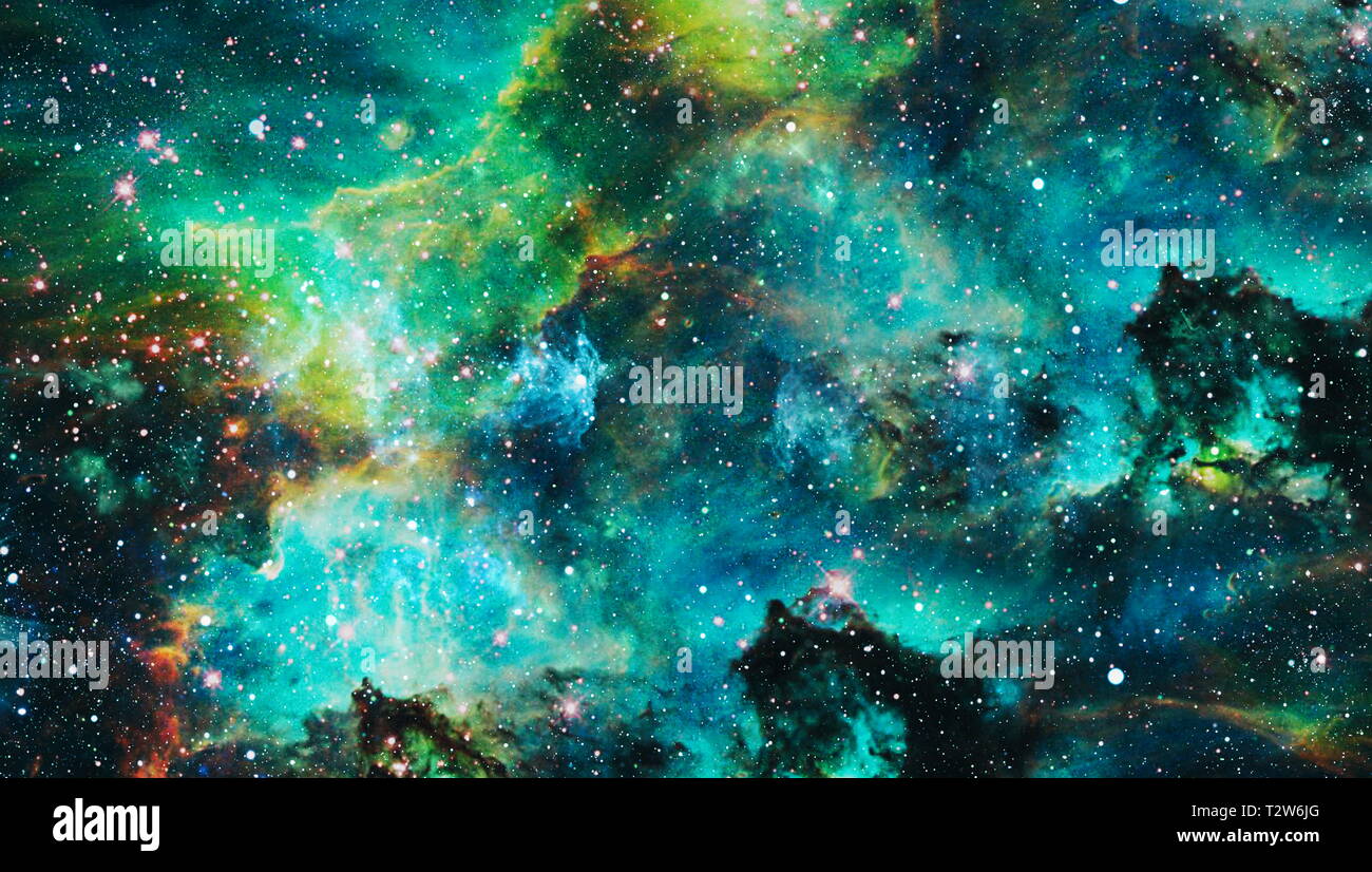 planets, stars and galaxies in outer space showing the beauty of space ...