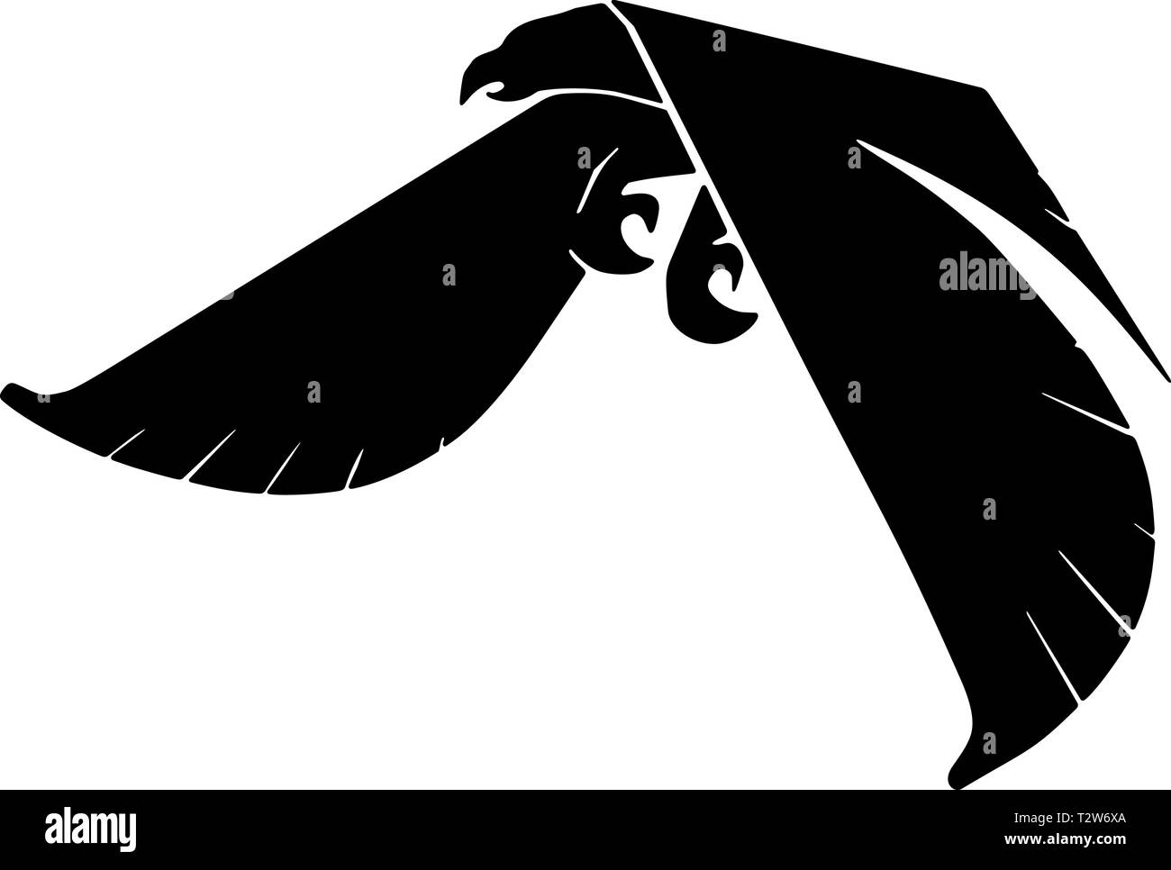 Eagle-Falcon Symbol Vector Illustration Stock Vector Image & Art - Alamy