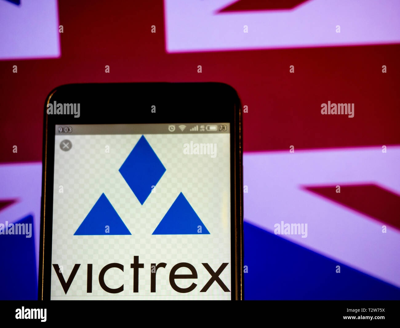 Victrex logo hi-res stock photography and images - Alamy