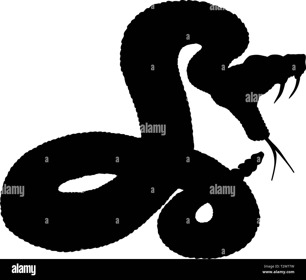 Snake Vector Illustration Stock Vector Image & Art - Alamy