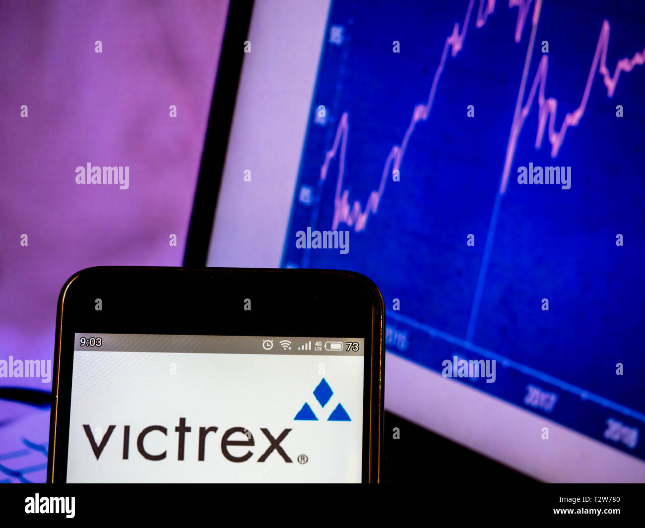 Victrex logo hi-res stock photography and images - Alamy
