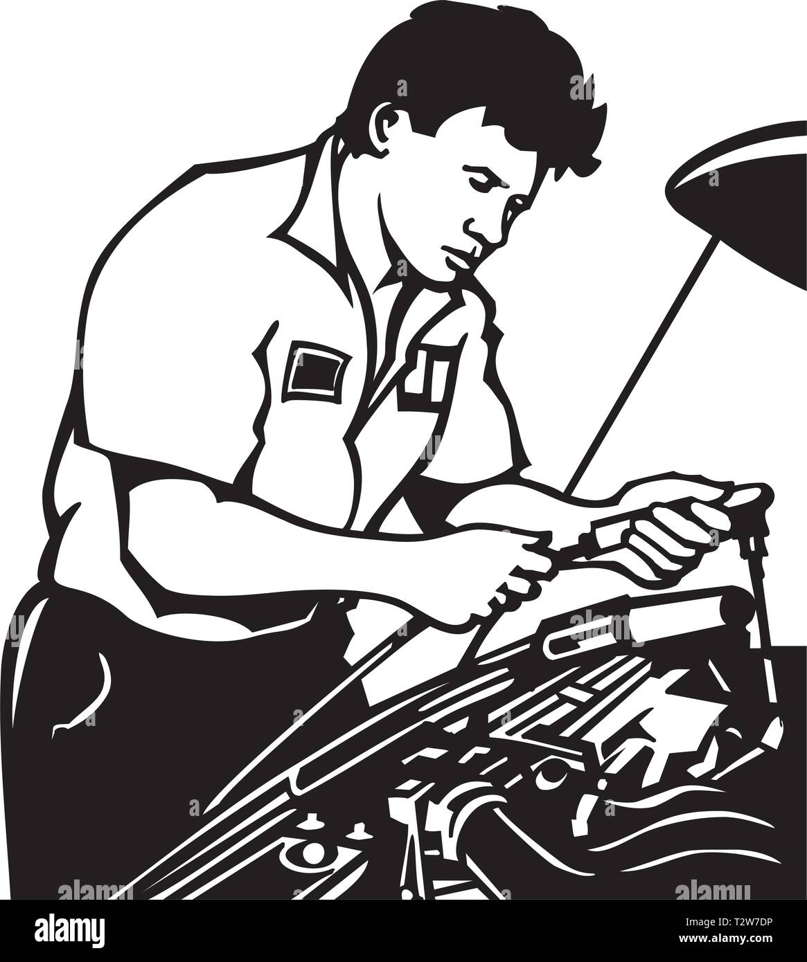 Mechanic mechanic mechanics Stock Vector Images - Alamy