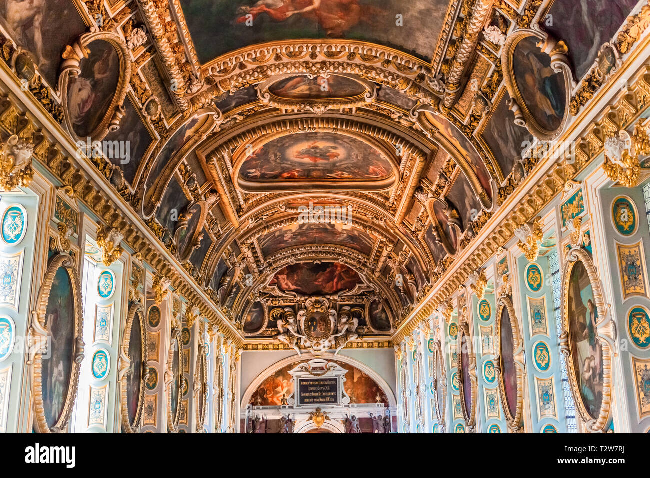 FONTAINEBLEAU FRANCE APRIL 16 , The Chapel of the Trinity, in the ...