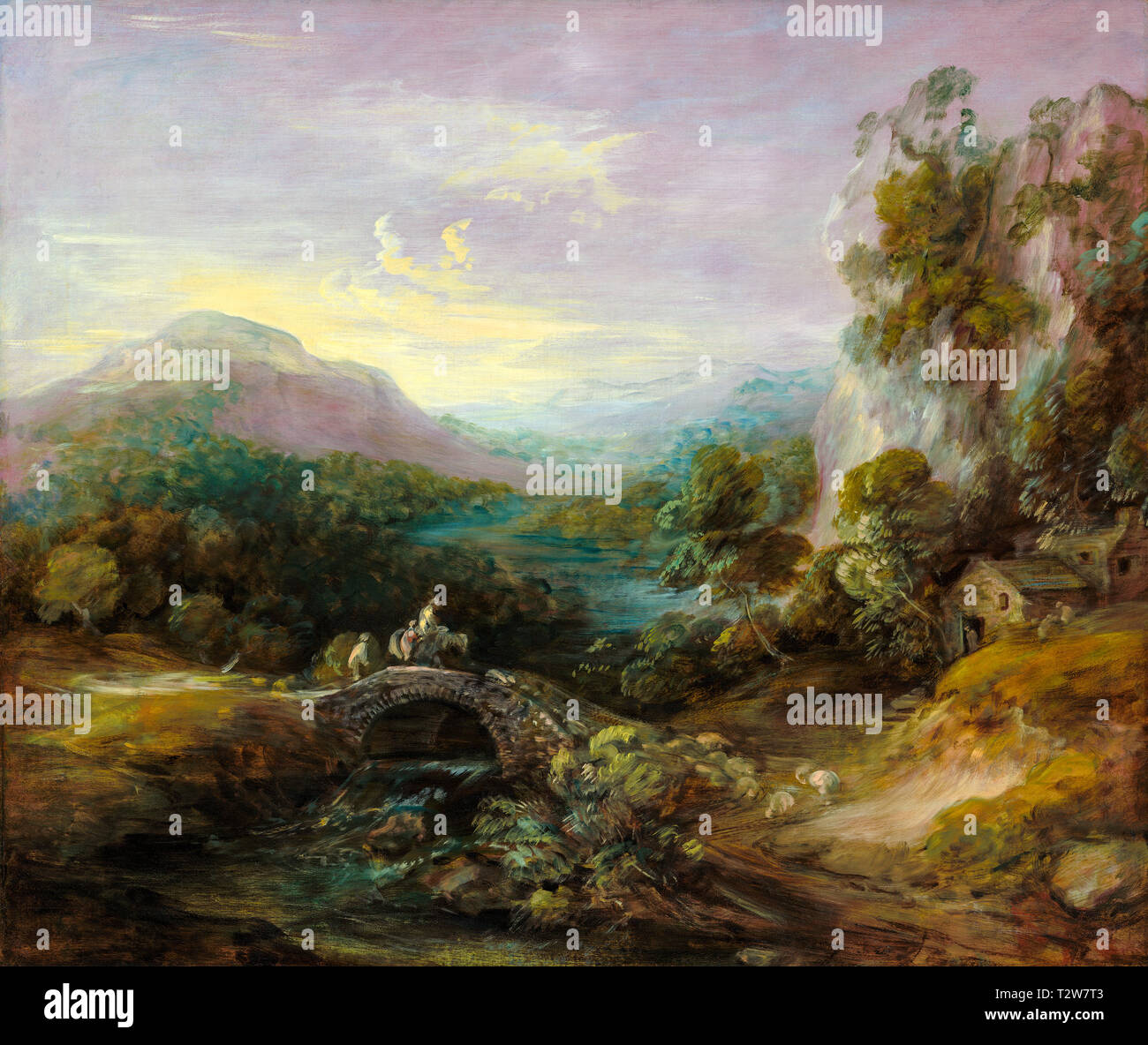 18th century english landscape painting hi-res stock photography and ...