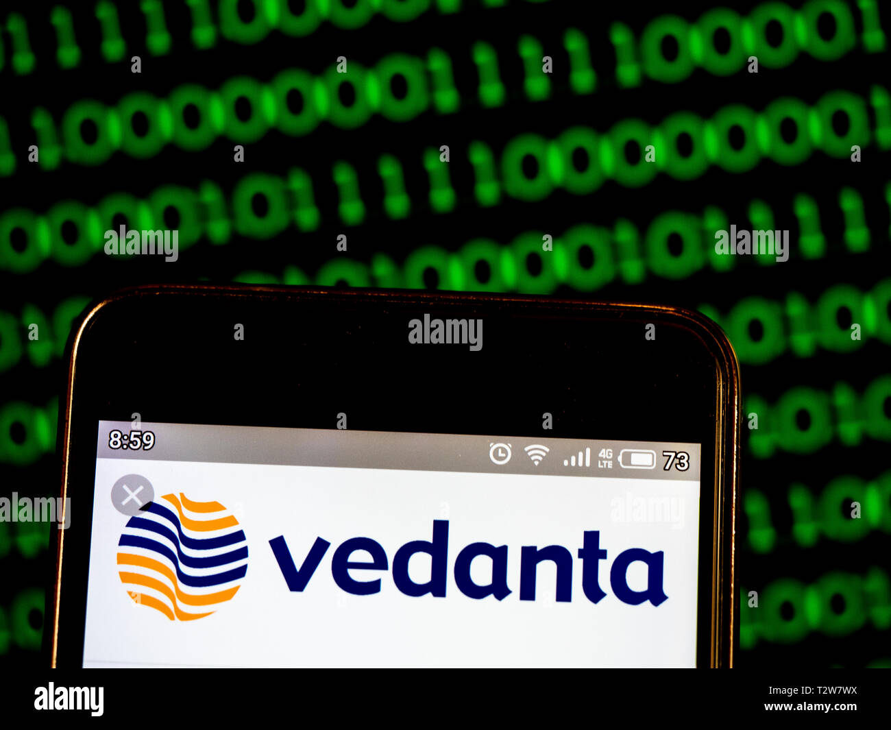 Vedanta logo hi-res stock photography and images - Alamy