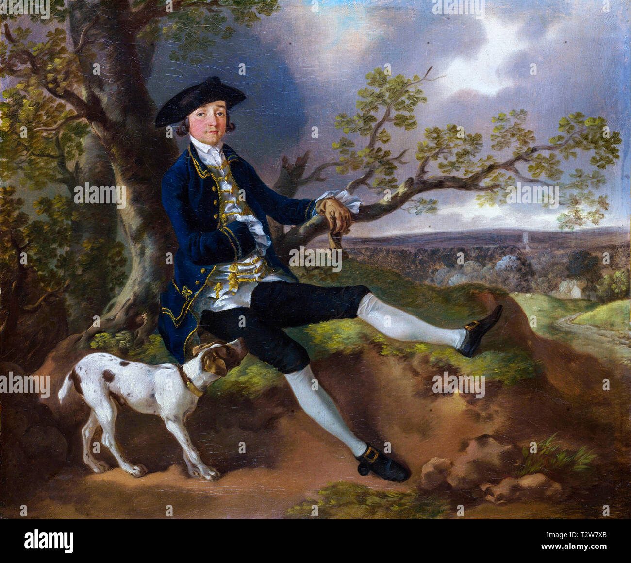 Thomas Gainsborough, John Plampin, portrait in oil on canvas, circa ...