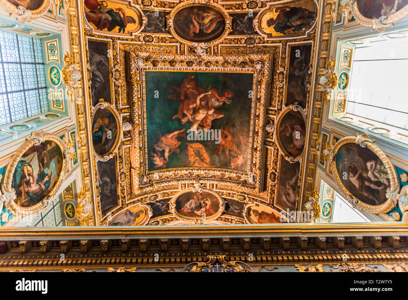 FONTAINEBLEAU FRANCE APRIL 16 , The Chapel of the Trinity, in the ...