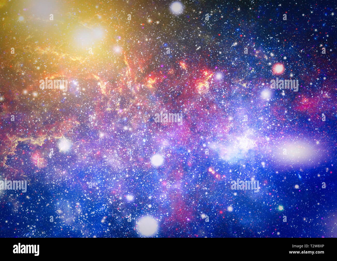 Nebula and galaxies in space. Elements of this image furnished by NASA ...