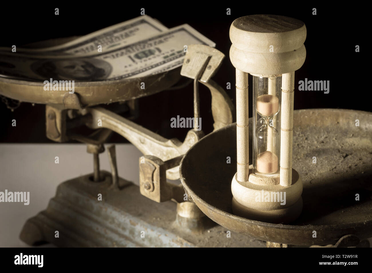 Time or money,business concept,vintage color Stock Photo - Alamy
