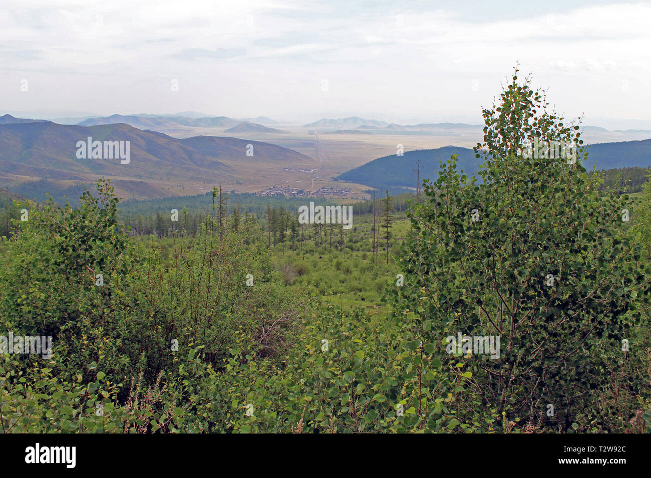 beautiful scenic mountain landscape. Sayany in Tuva Stock Photo - Alamy