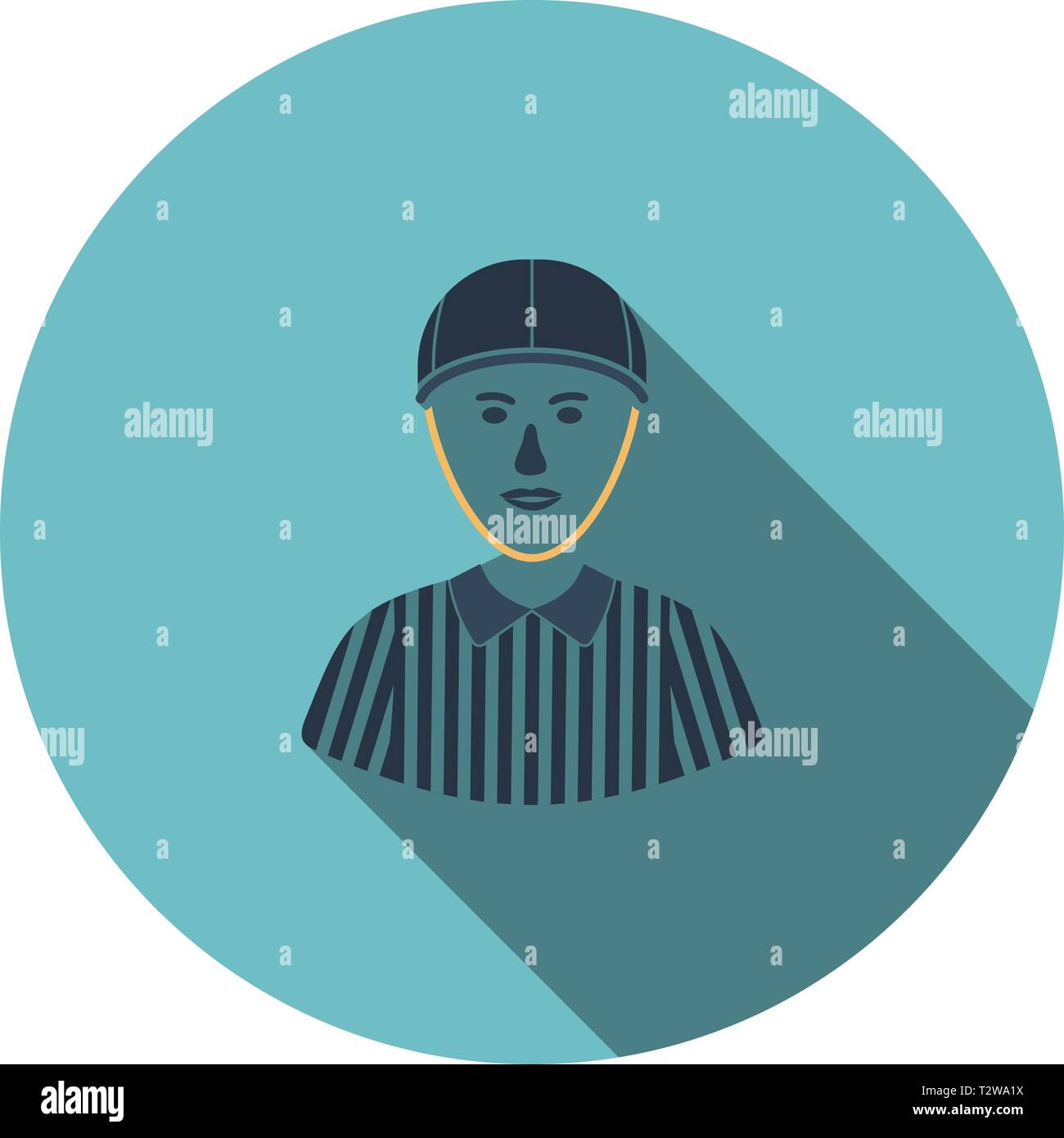 Referee football silhouette Stock Vector Images - Alamy