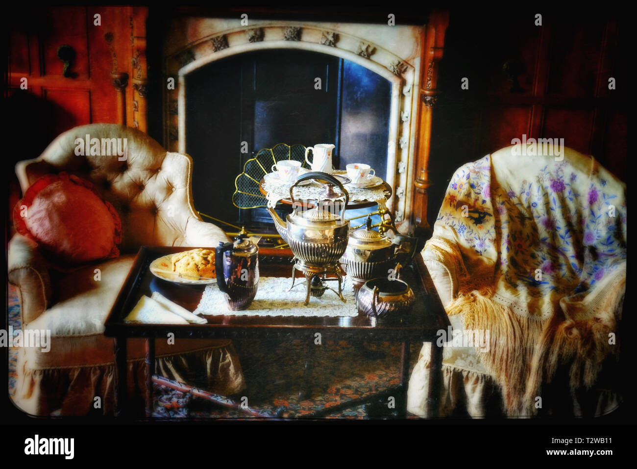 Victorian tea room hi-res stock photography and images - Alamy