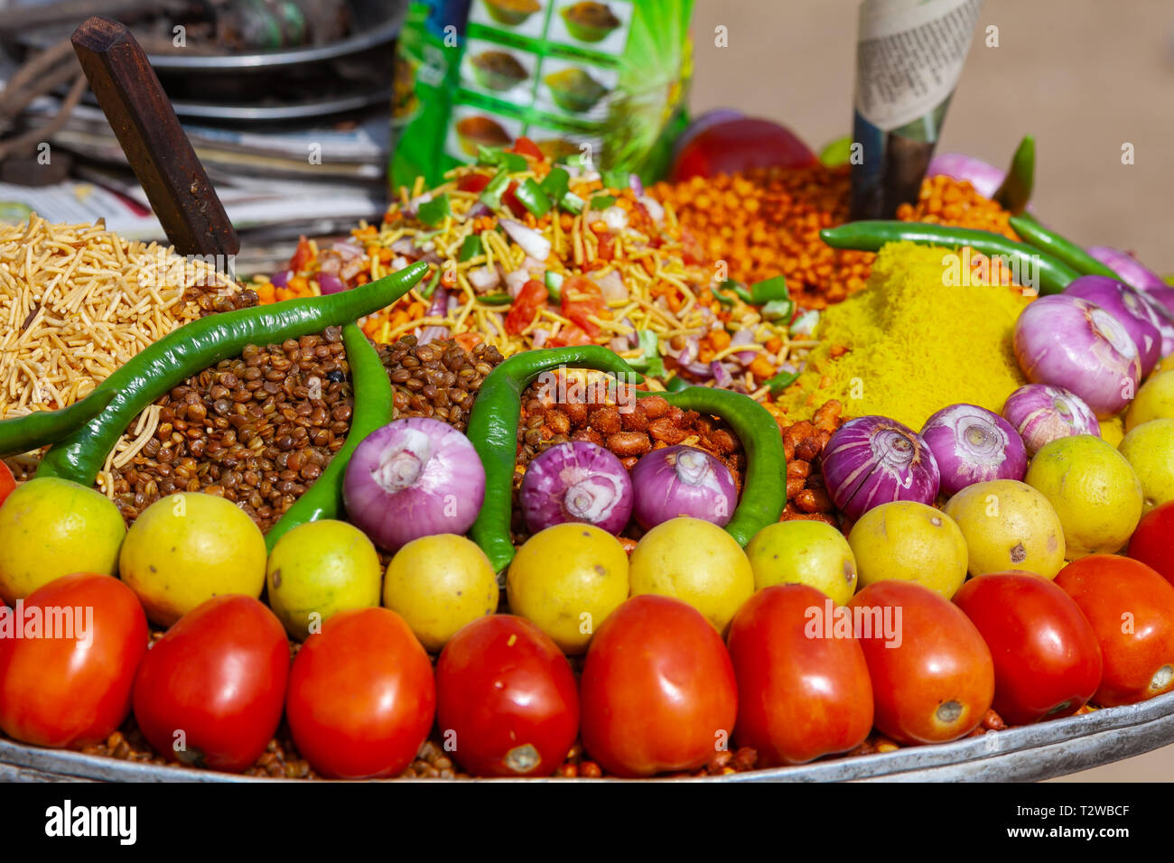 Hinditraditional indian market food hi-res stock photography and images ...