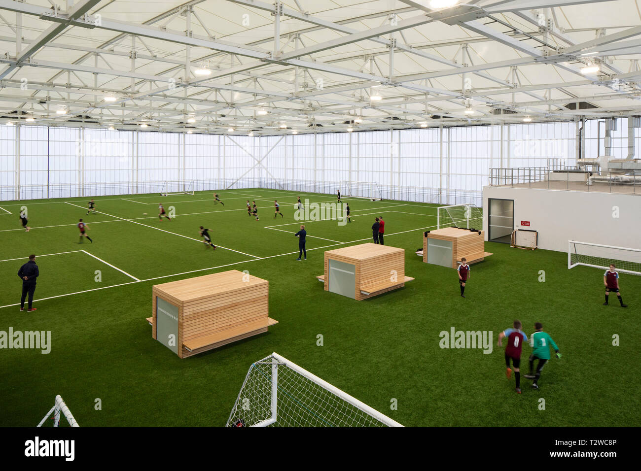 View of 3G sports pitch. Beacon of Light, Sunderland, United Kingdom ...