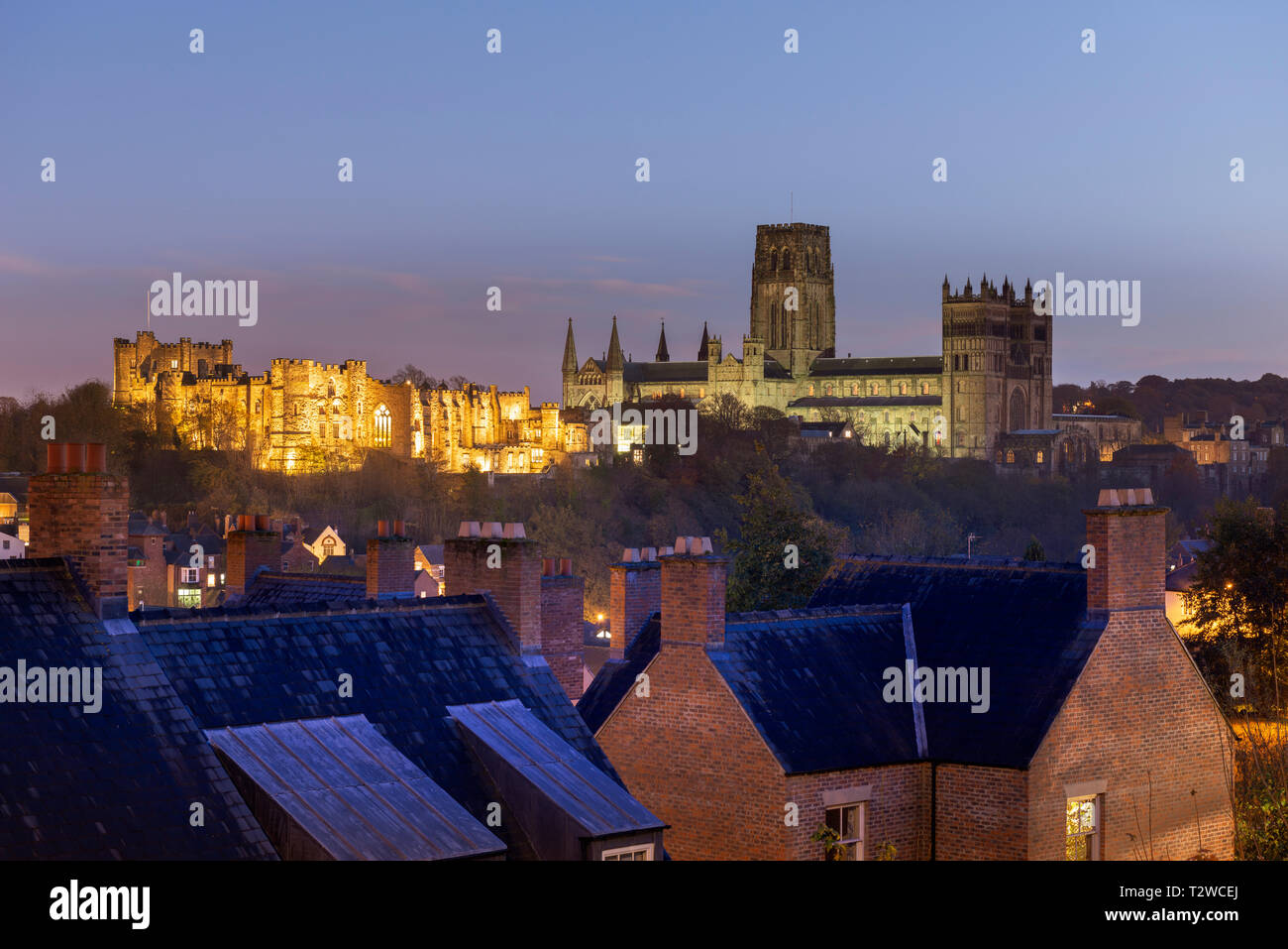 Durham cathedral at night hi-res stock photography and images - Alamy