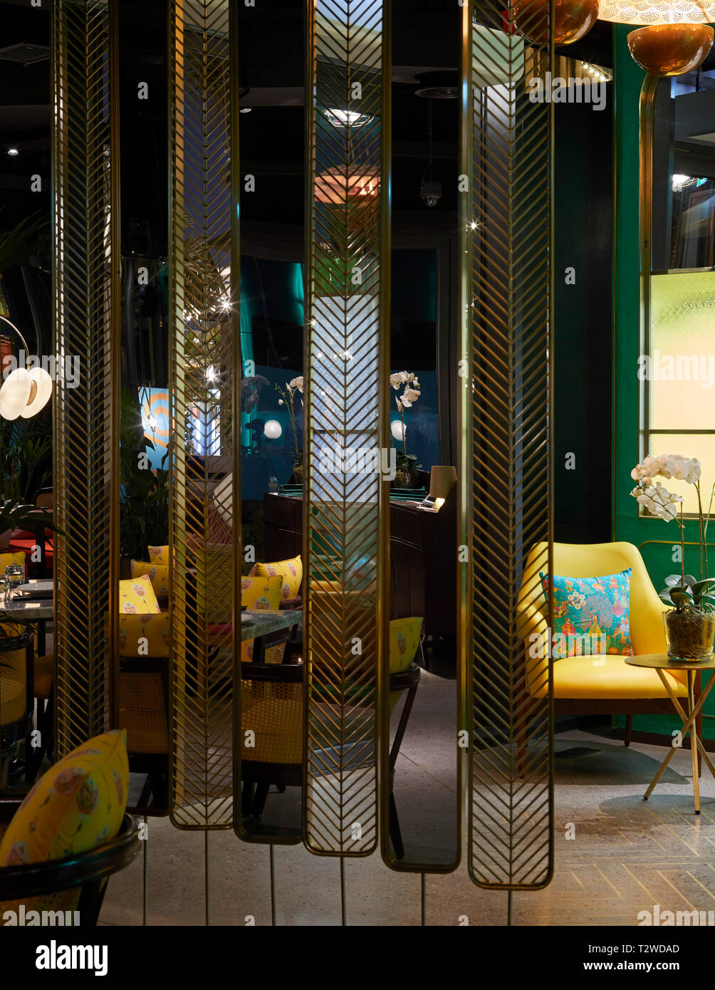 Lower level entrance area. Masti Dubai, Dubai, United Arab Emirates ...