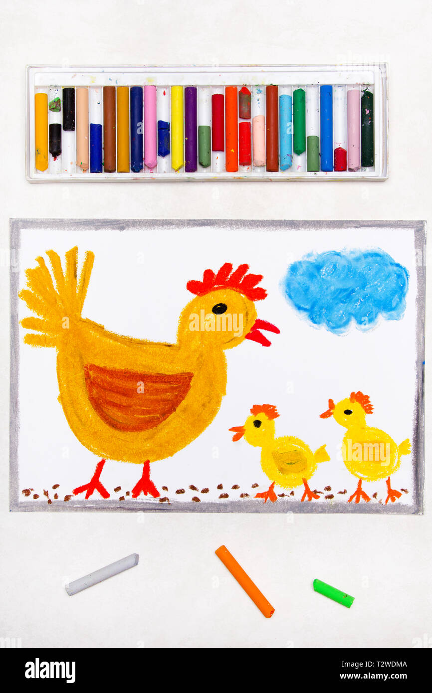 Hand Draw Chicken High Resolution Stock Photography and Images - Alamy