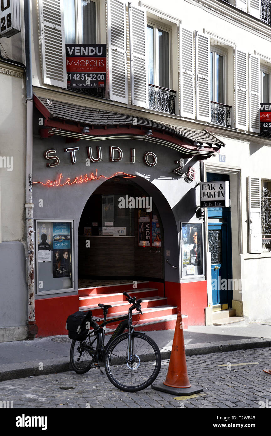 Studio 28 Cinema - Montmartre - Paris - France Stock Photo - Alamy