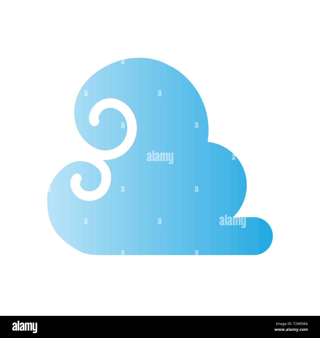 Asian cloud icon on background for graphic and web design. Simple ...