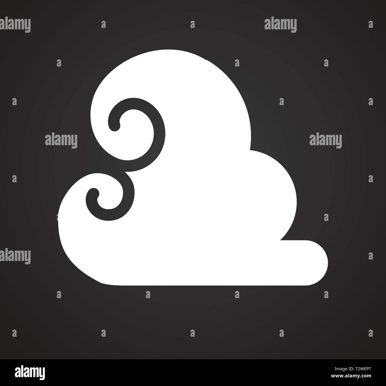 Asian cloud icon on background for graphic and web design. Simple ...