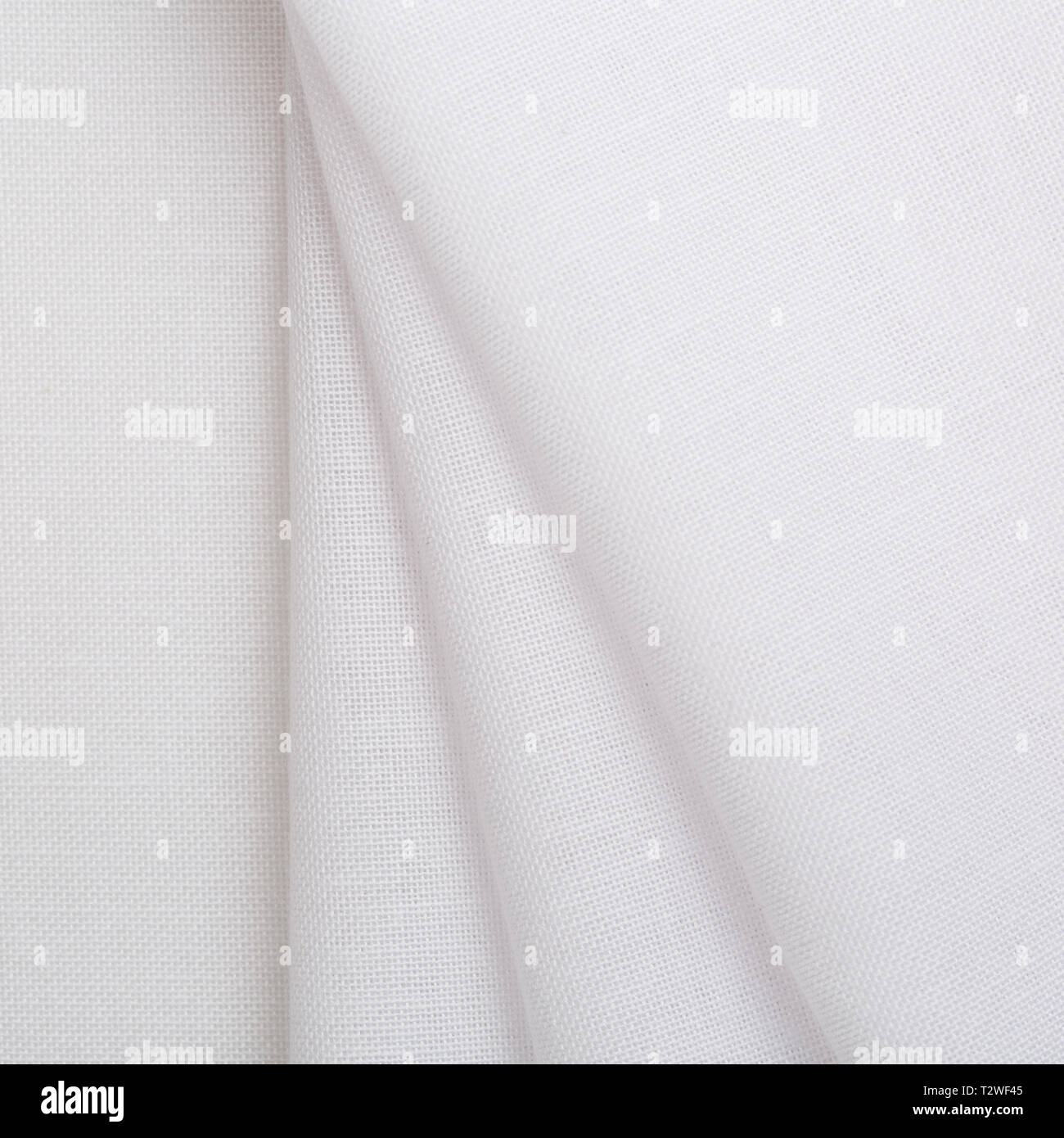 Natural White Cotton Fabric Texture Background Surface.Soft has ...